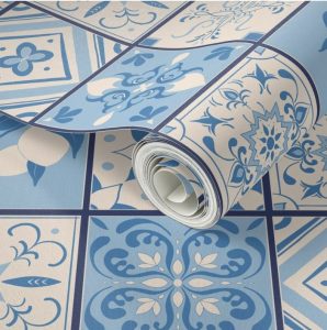 Spanish Revival Tile in Blue and White » Modern Magic Art