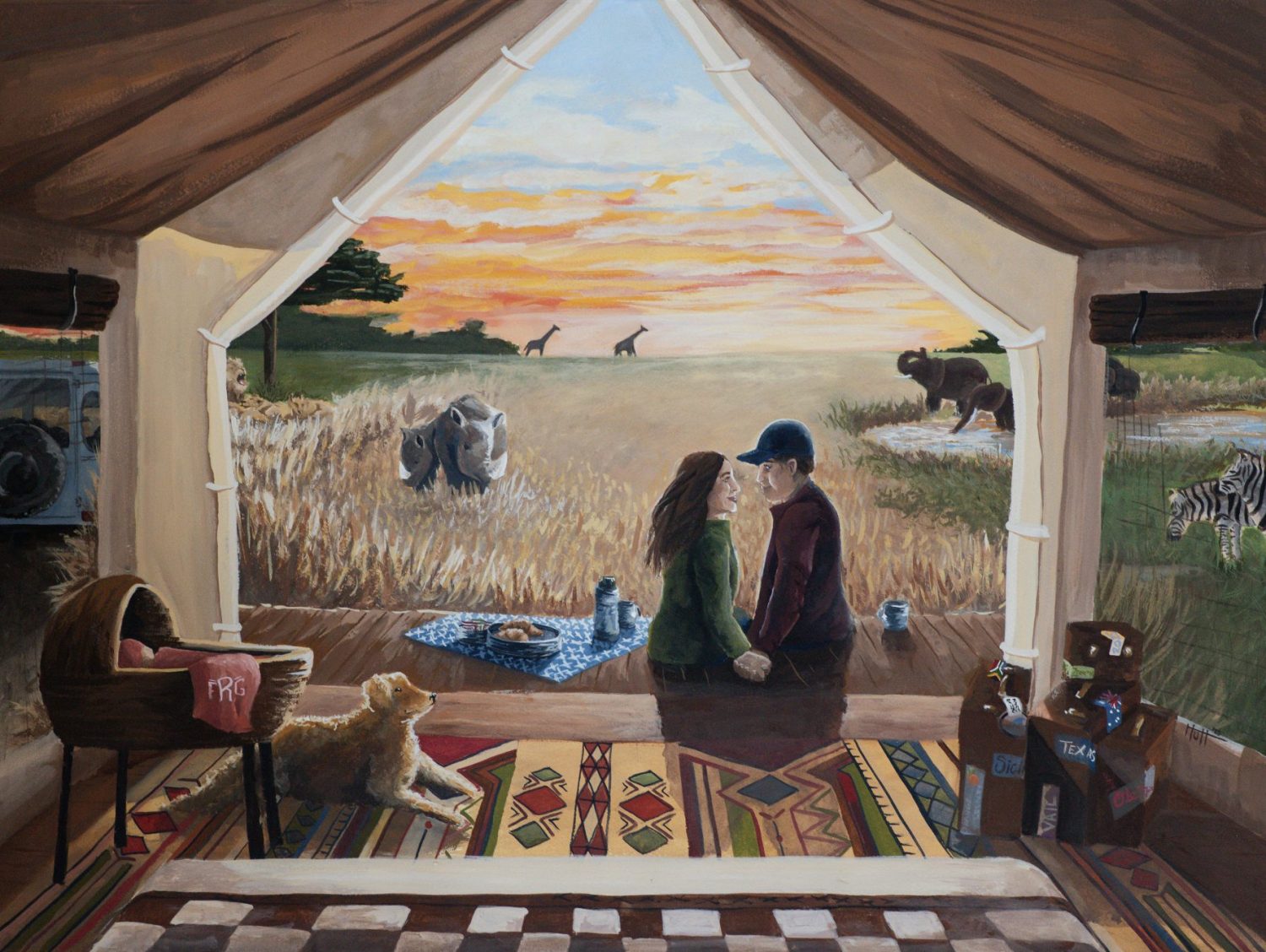 Custom Portrait Paintings » Modern Magic Art